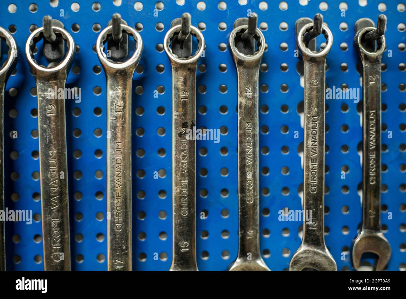 Hanging wrenches hi-res stock photography and images - Alamy