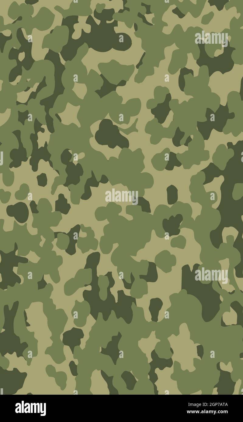 Military camouflage texture khaki print background - Vector ...