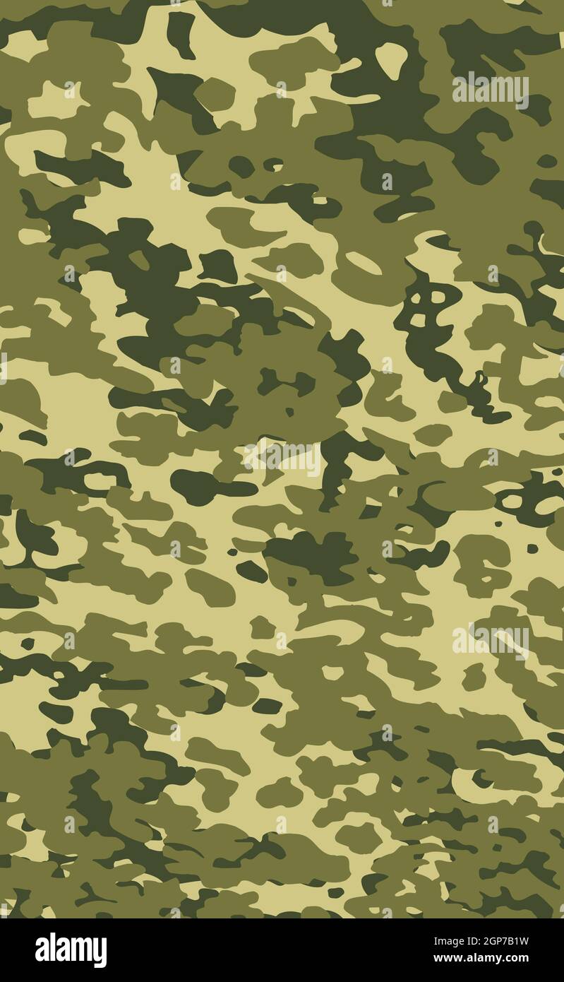 Military camouflage texture khaki print background - Vector ...