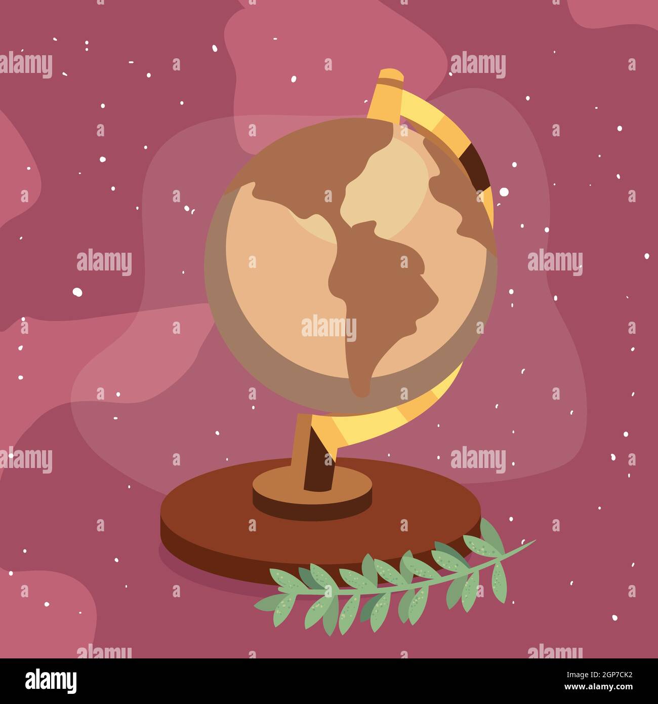 world sphere of geography theme Stock Vector Image & Art - Alamy