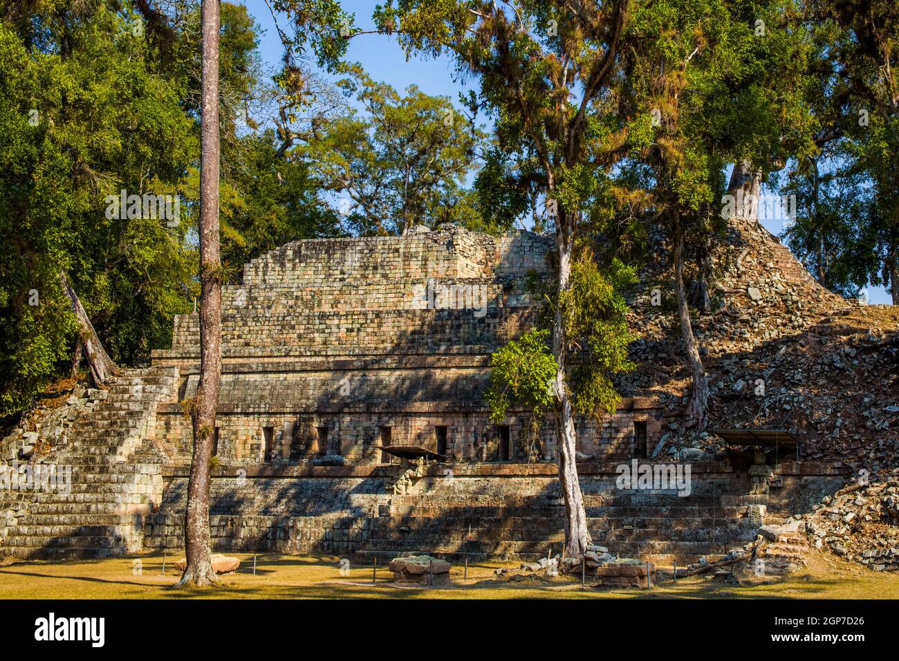 Entrance to the Underworld, Temple 11, Acropolis, West Plaza, Copan ...