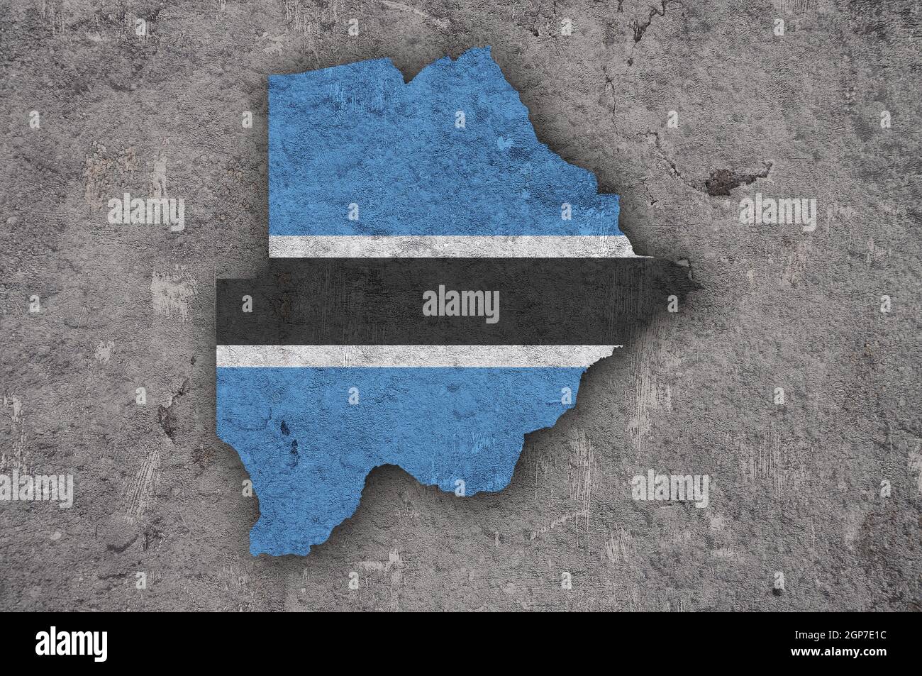 Outline map flag botswana hi-res stock photography and images - Alamy