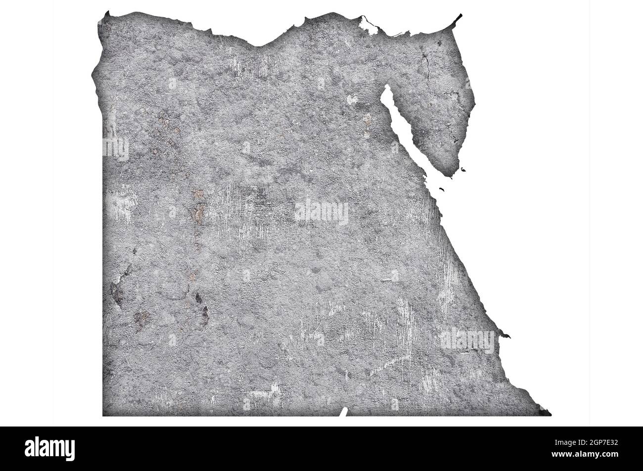 Vintage map egypt grunge Cut Out Stock Images & Pictures - Alamy