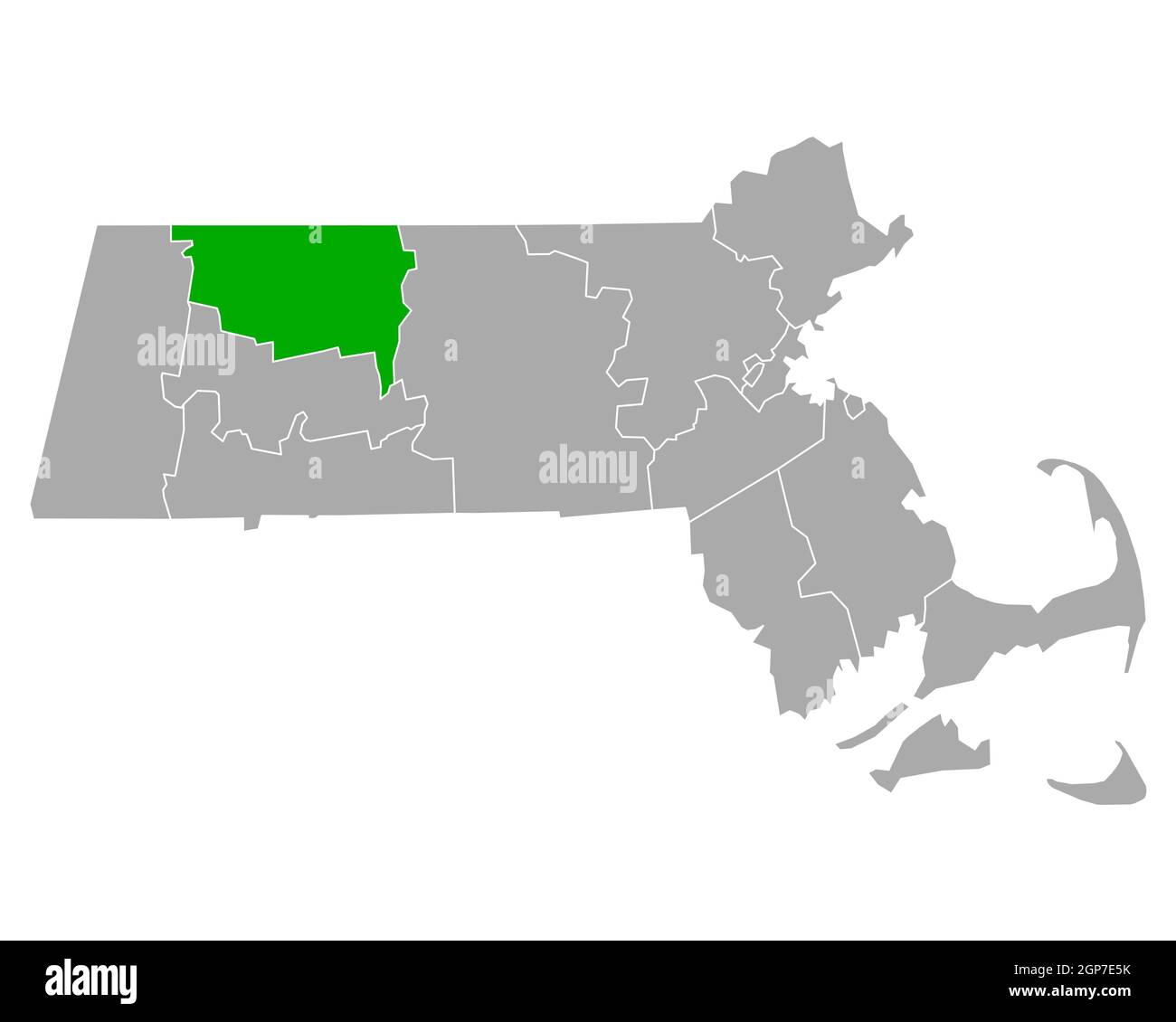 Map Of Franklin County Massachusetts