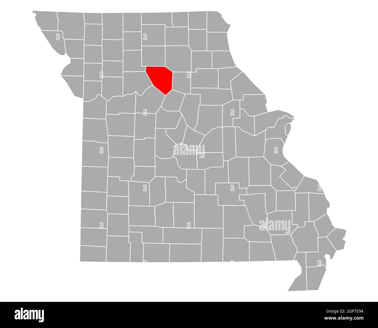 Chariton missouri map Cut Out Stock Images & Pictures - Alamy