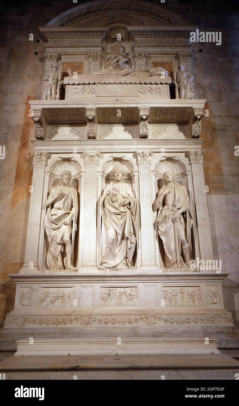 Altar of St. Regulus (Saints John the Baptist, Regulus and Sebastian ...