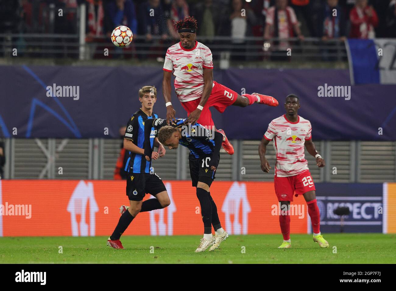 Leipzig, Deutschland. 28th Sep, 2021. firo: 28.09.2021, Fuvuball, UEFA ...