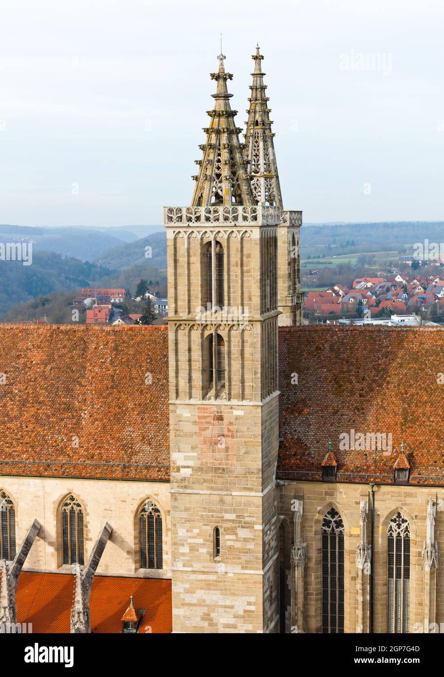 St. James's Church of Rothenburg ob der Tauber, Germany Stock Photo - Alamy