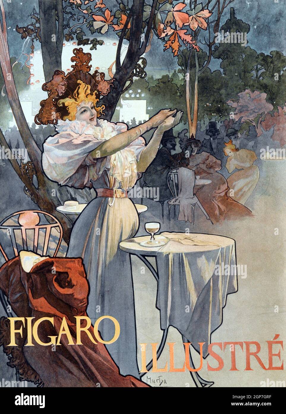 Art by Alphonse Mucha Stock Photo - Alamy