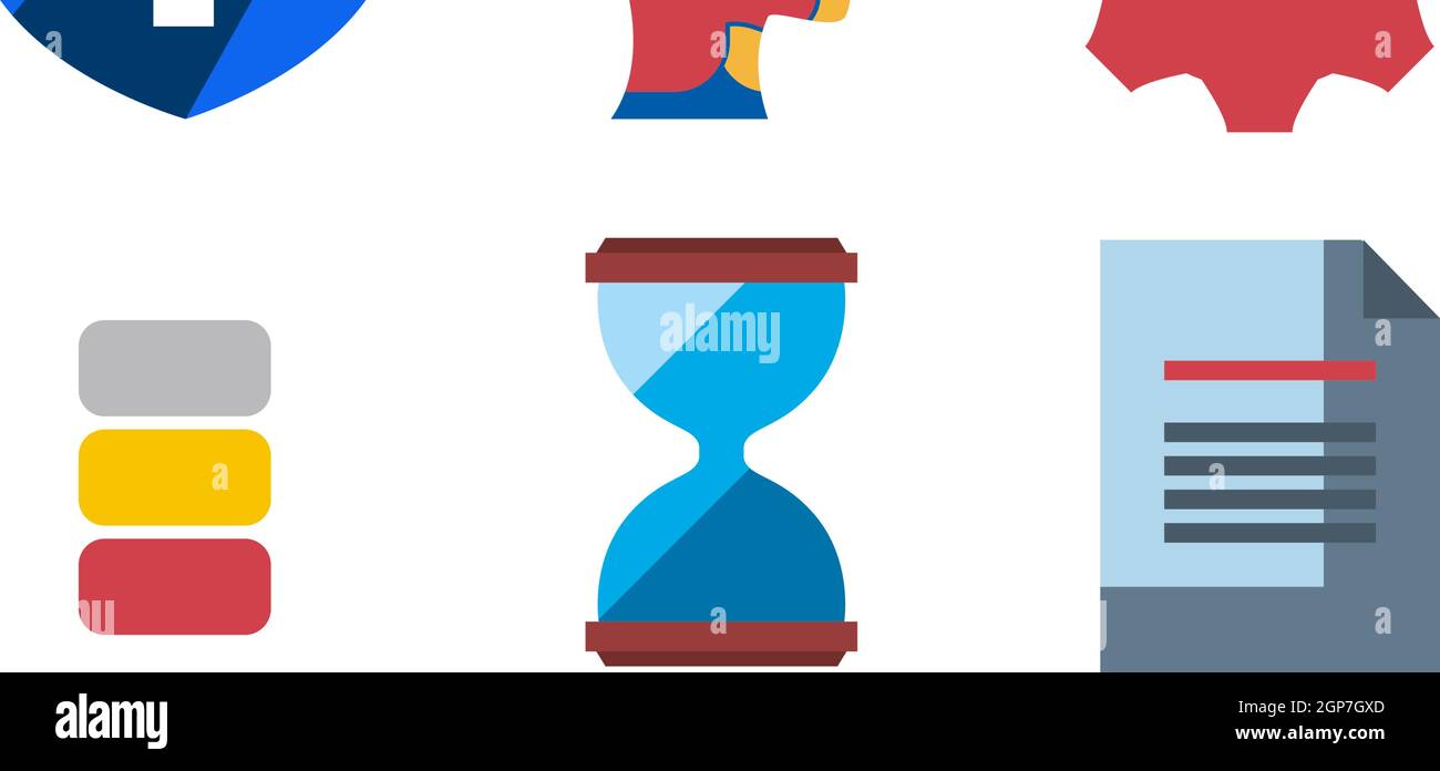 mental health icons on blue background Stock Vector Image & Art - Alamy