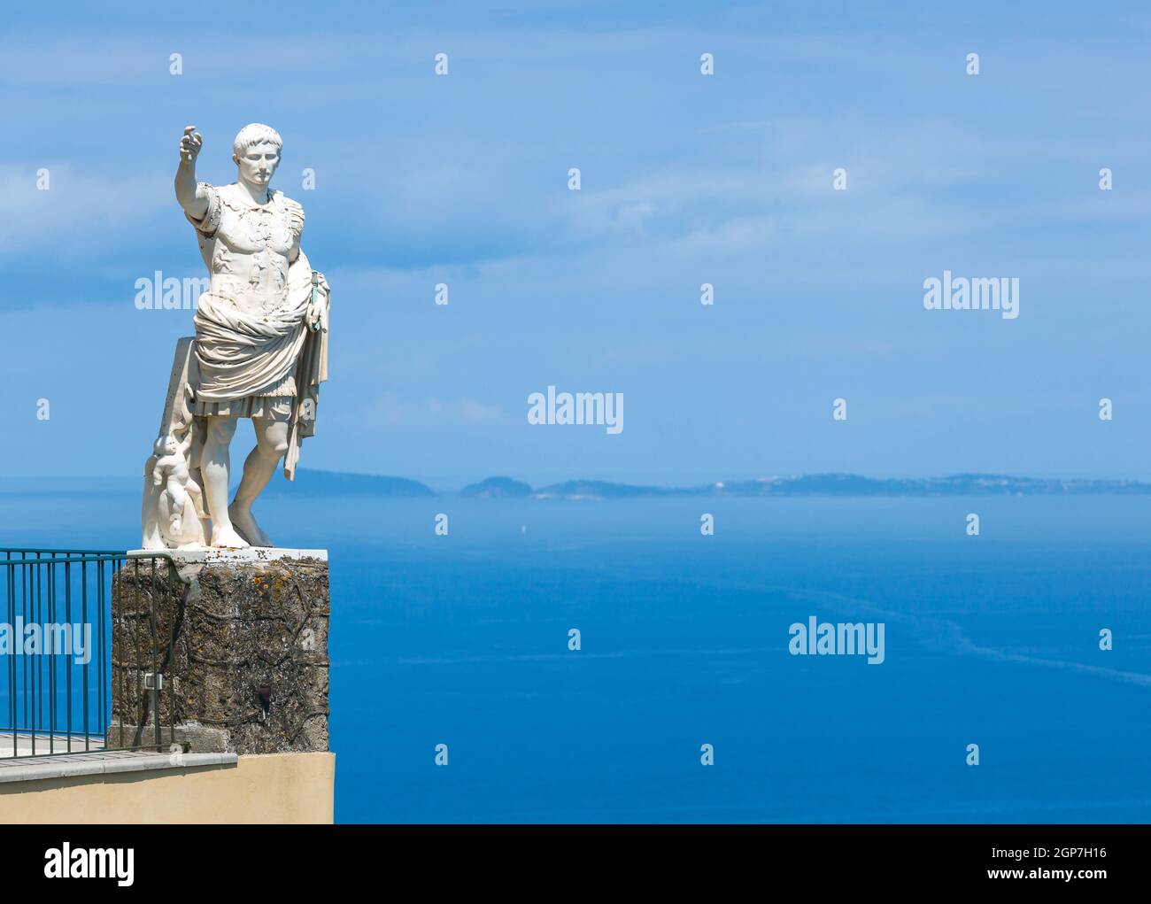 Statue of Augustus, Anacapri, Capri island, Italy Stock Photo - Alamy