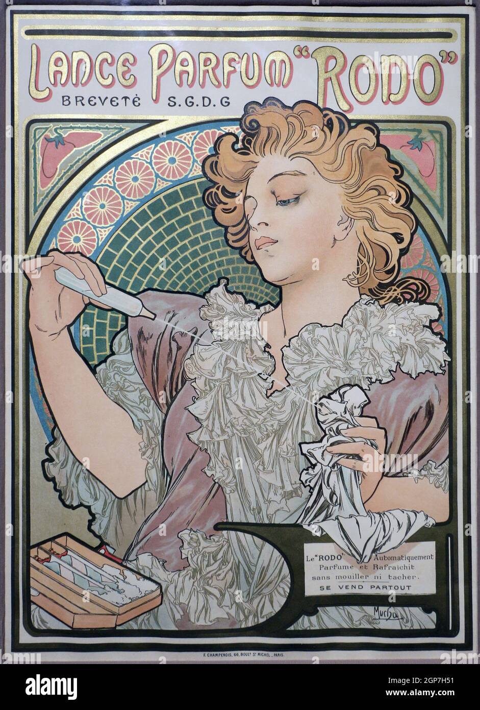 Art by Alphonse Mucha Stock Photo - Alamy