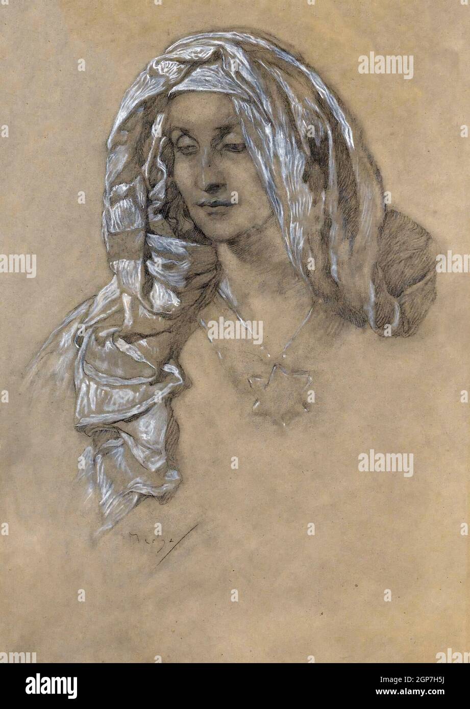 Art by Alphonse Mucha Stock Photo - Alamy
