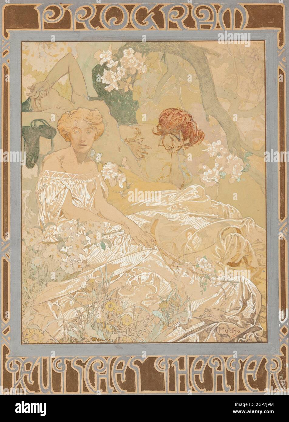 Art by Alphonse Mucha Stock Photo - Alamy