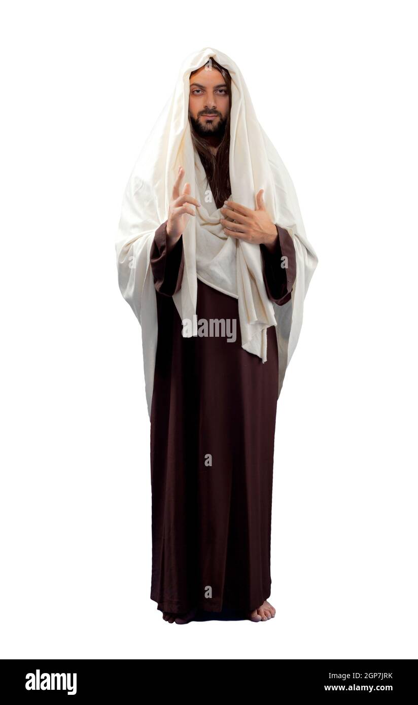 Jesus christ with open arms Cut Out Stock Images & Pictures - Alamy