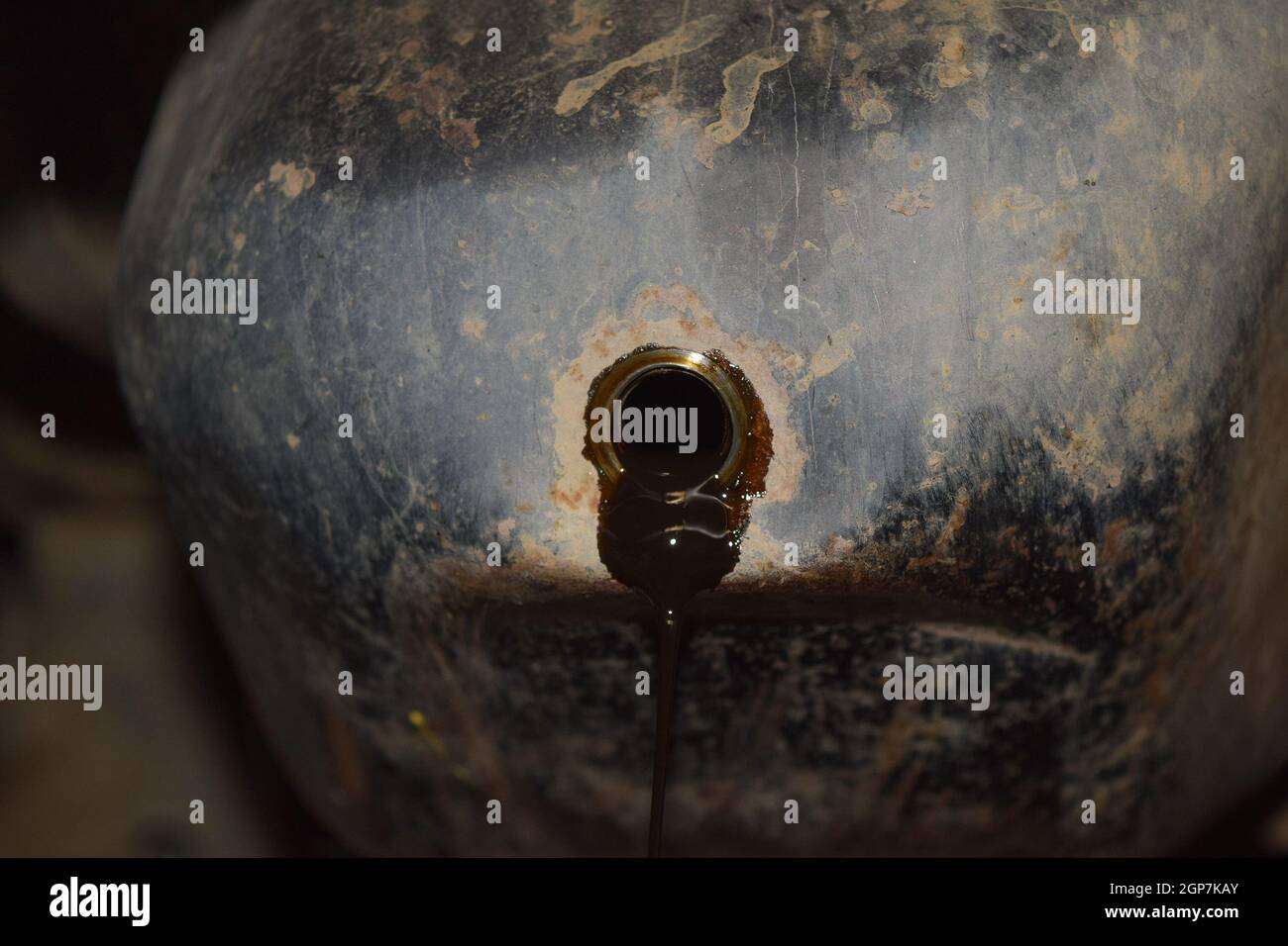 Drain the old oil from the engine through the drain plug. Changing the ...