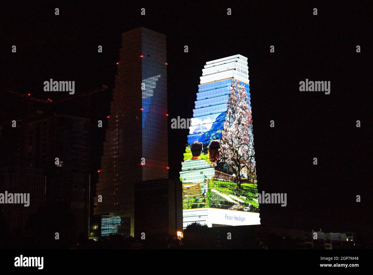 Tower light projection hi-res stock photography and images - Alamy
