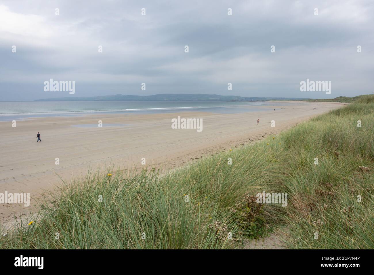 Banna Beach and sand dunes, Ardfert, County Kerry, Republic of Ireland ...