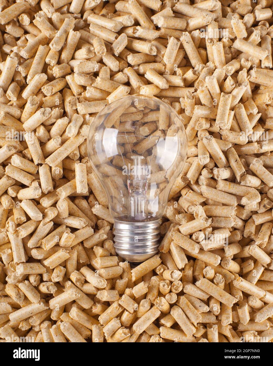 Production of electricity with wood pellets Stock Photo - Alamy