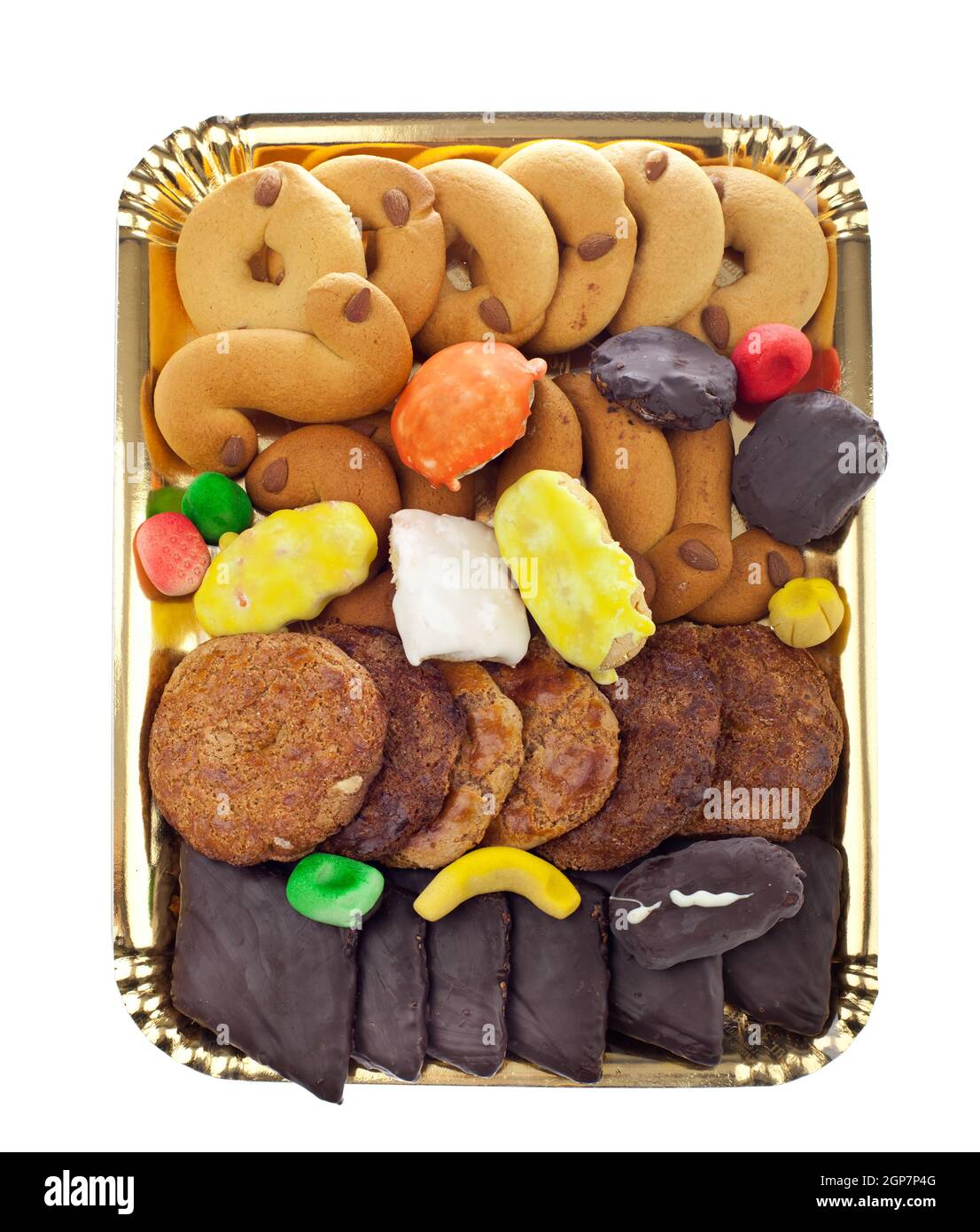 Assortment delicious cookies in Cut Out Stock Images & Pictures - Alamy