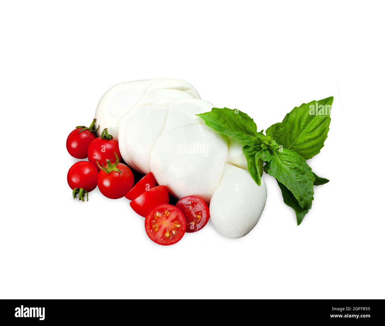 Mozzarella di Bufala, typical dairy product of the Campania region of ...