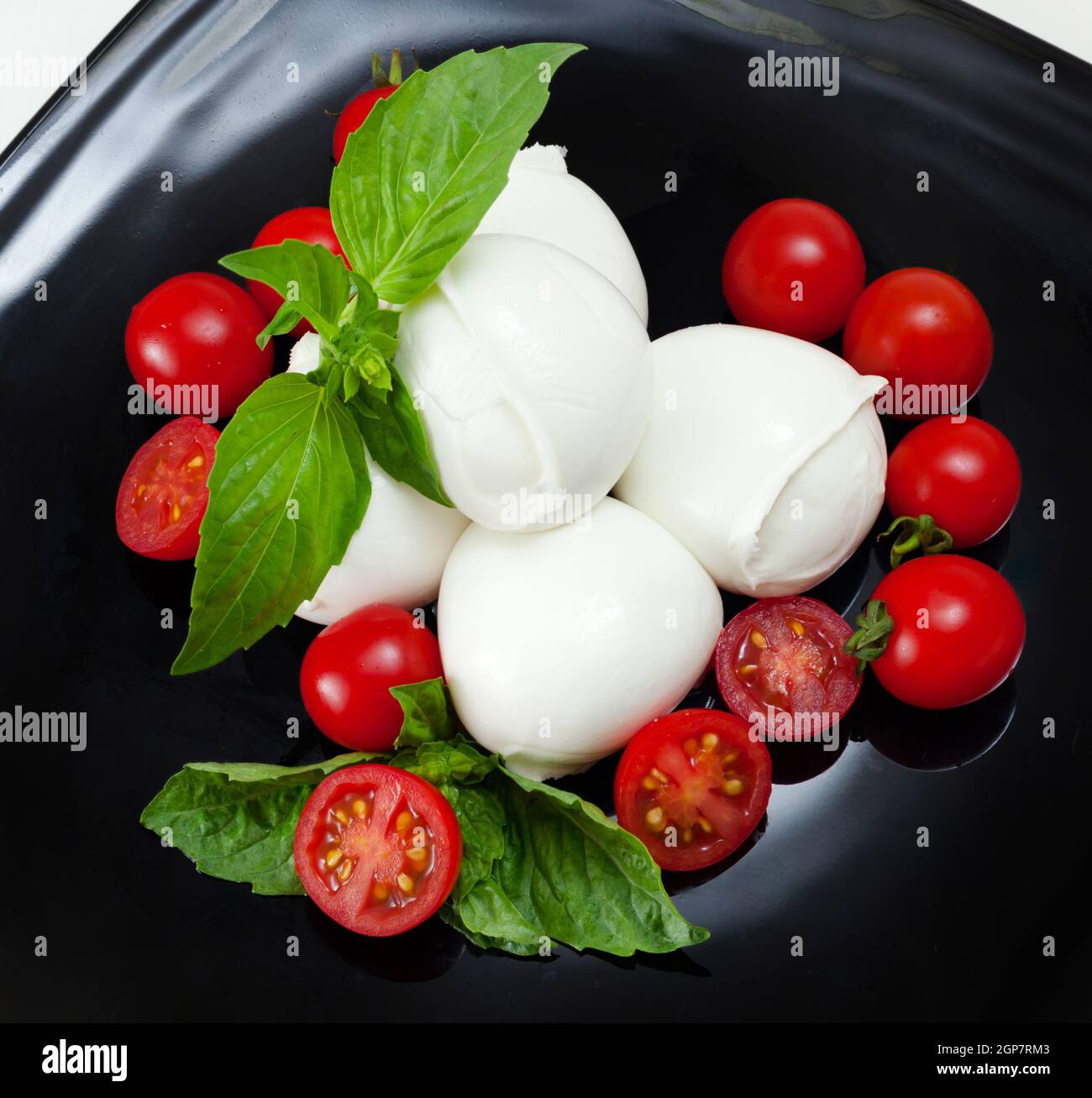 Mozzarella di Bufala, typical dairy product of the Campania region of ...