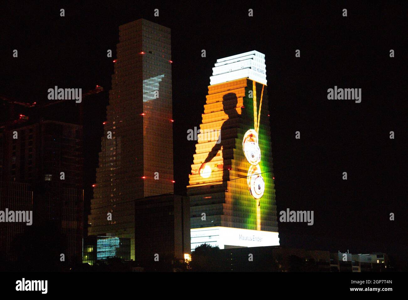 Tower light projection hi-res stock photography and images - Alamy