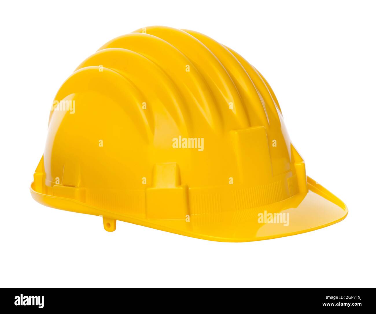 Yellow Construction Helmet Isolated On White Background Stock Photo - Alamy