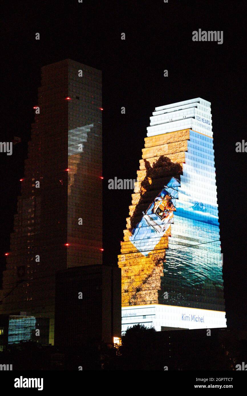 Tower light projection hi-res stock photography and images - Alamy