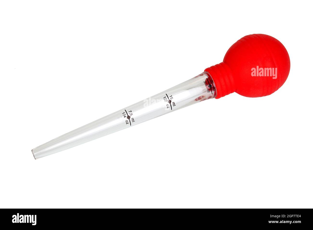 Dropper to foodstuffs isolated on white background Stock Photo - Alamy