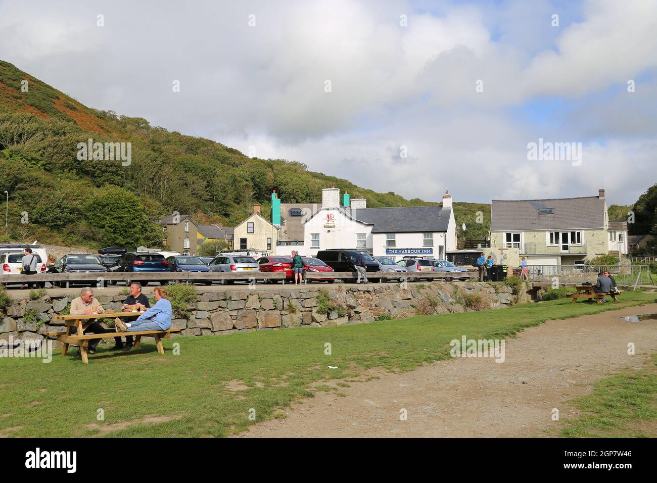 River Solva, Lower Solva, Pembrokeshire, Wales, United Kingdom, UK ...