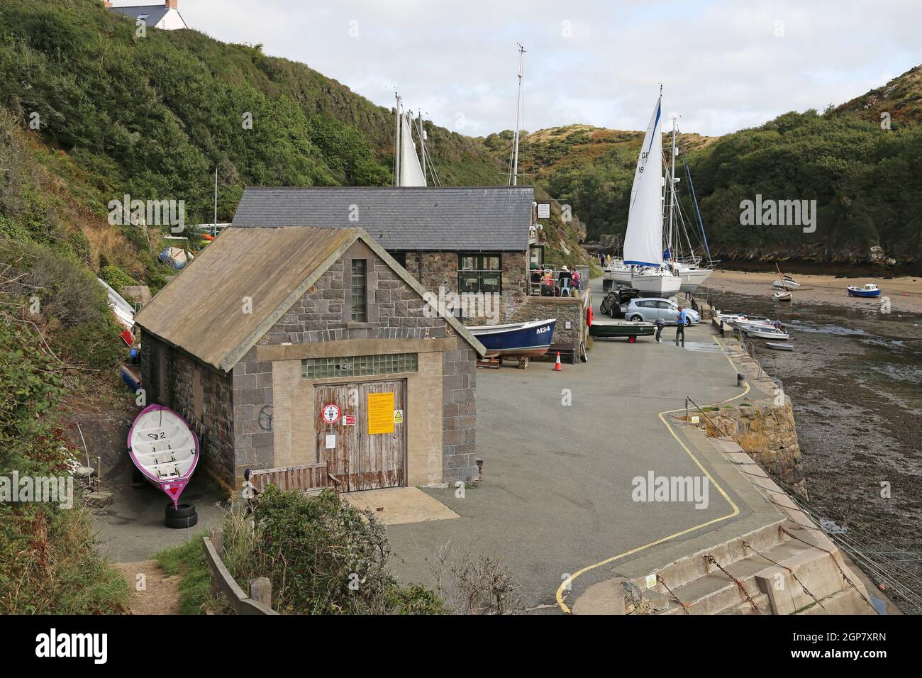 Old Lifeboat Station, Trinity Quay, Solva, Pembrokeshire, Wales, United ...