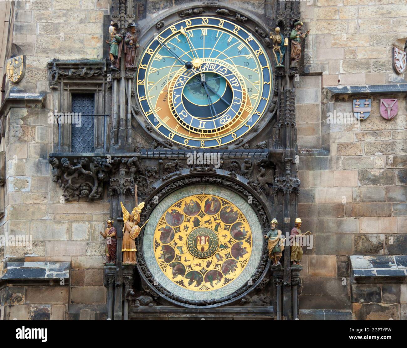 Orloj astronomical clock in Prague in Czech Republic Stock Photo - Alamy