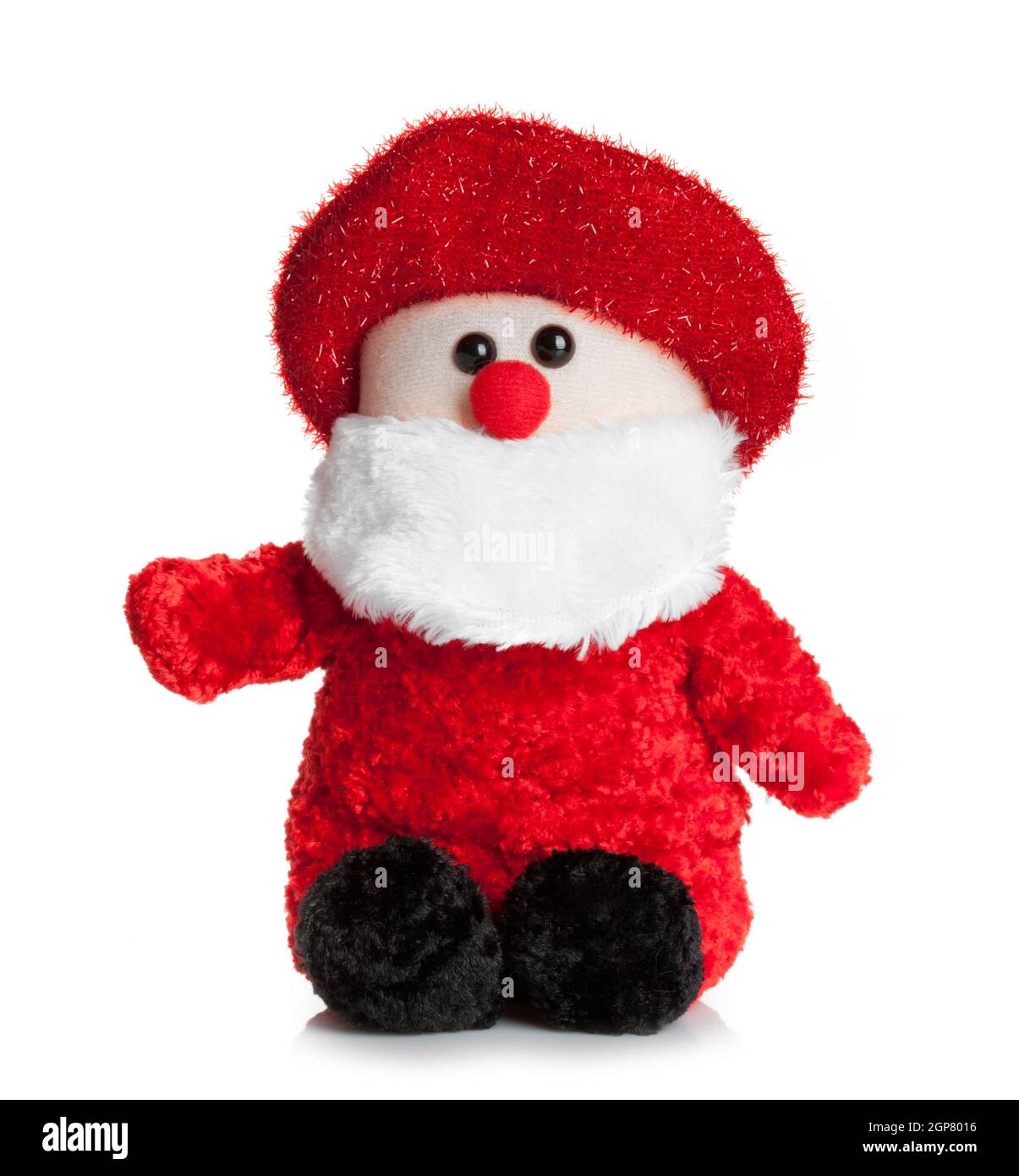 Traditional Santa Claus puppet on white background Stock Photo - Alamy