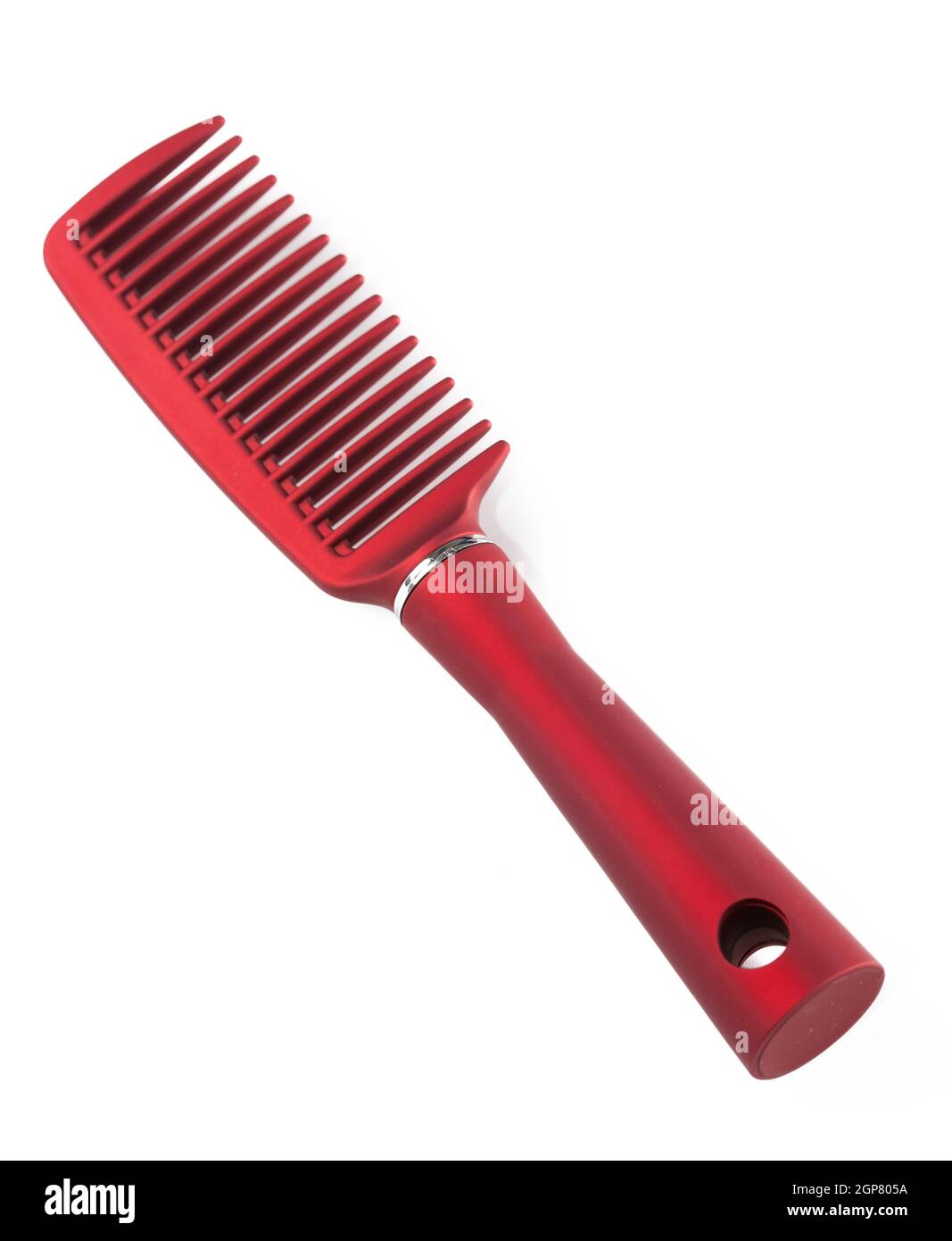 Red comb isolated on the white background Stock Photo - Alamy