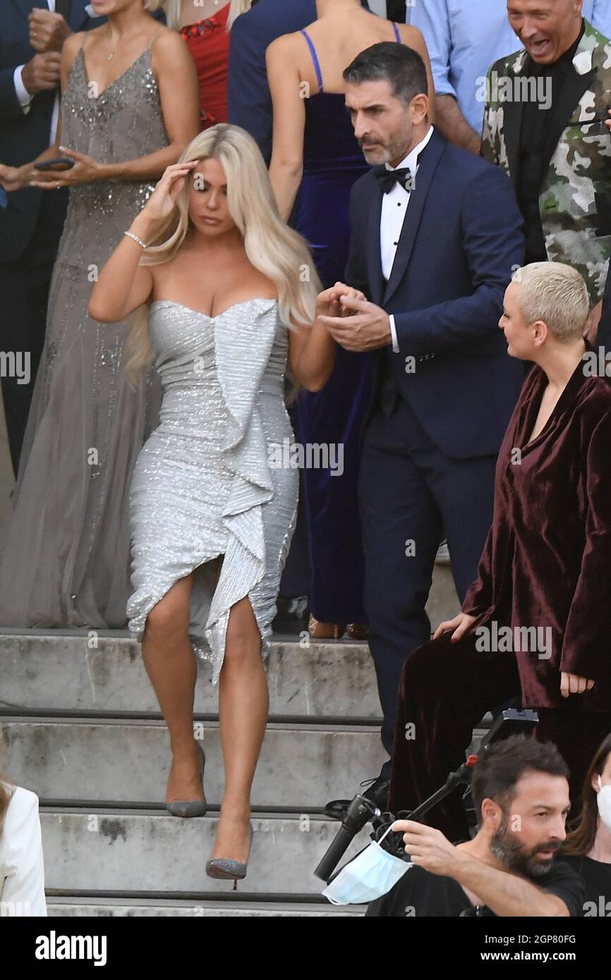 Rome, Italy. 28th Sep, 2021. Rome: Rai Auditorium Foro Italico. Bianca ...
