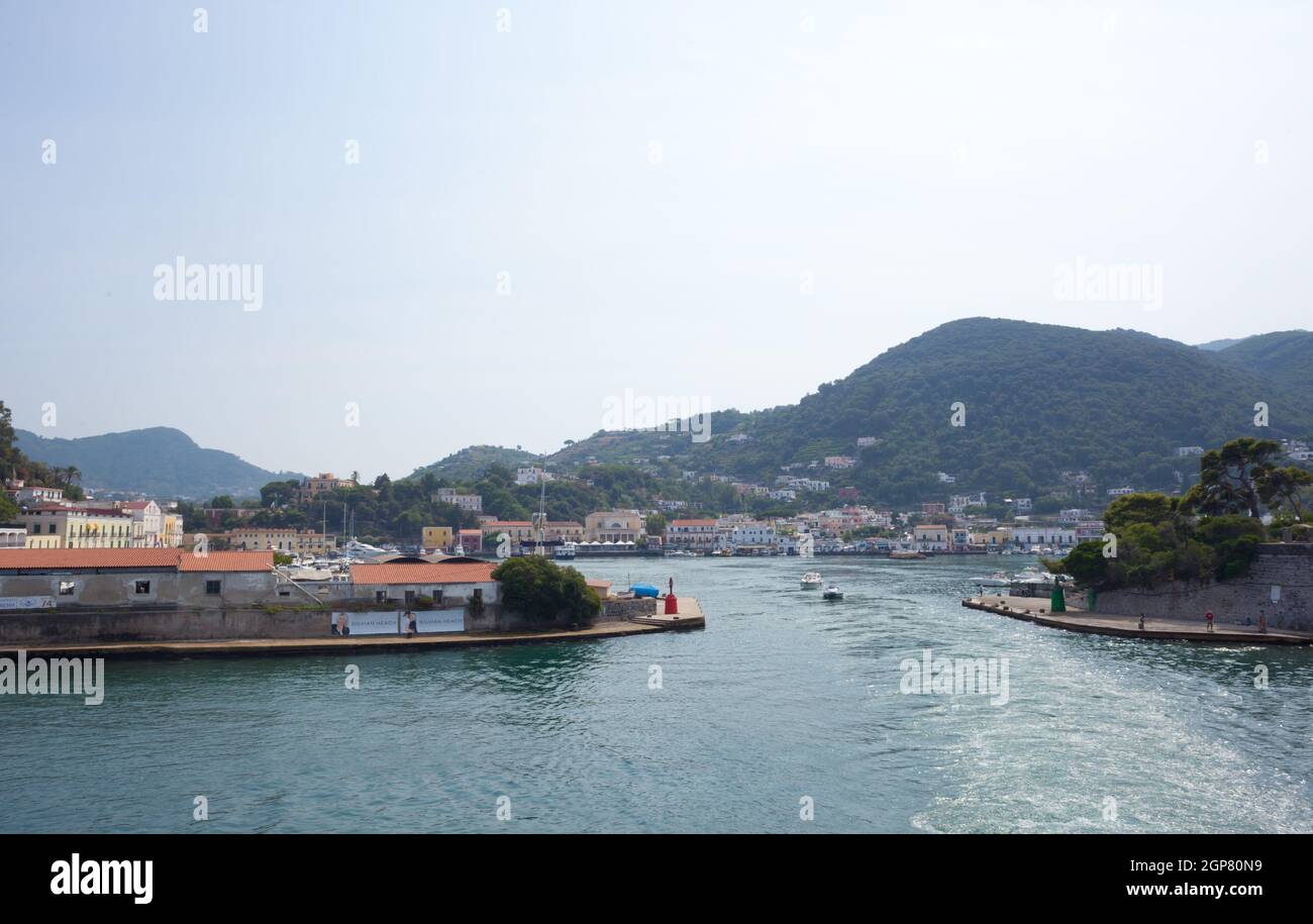 Ischia Porto, Italy, showing harbor district Stock Photo - Alamy