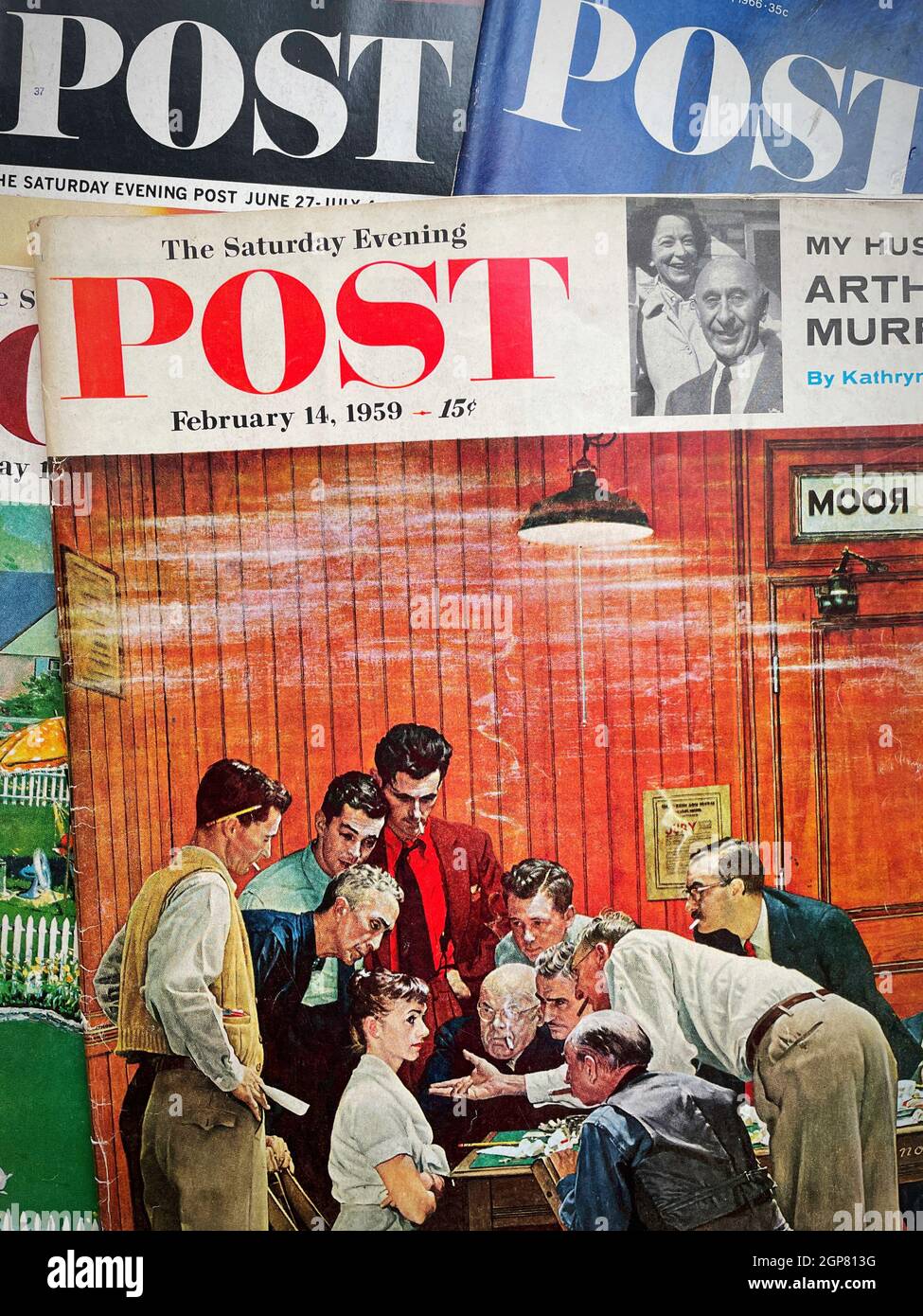1950s usa magazine cover hi-res stock photography and images - Alamy