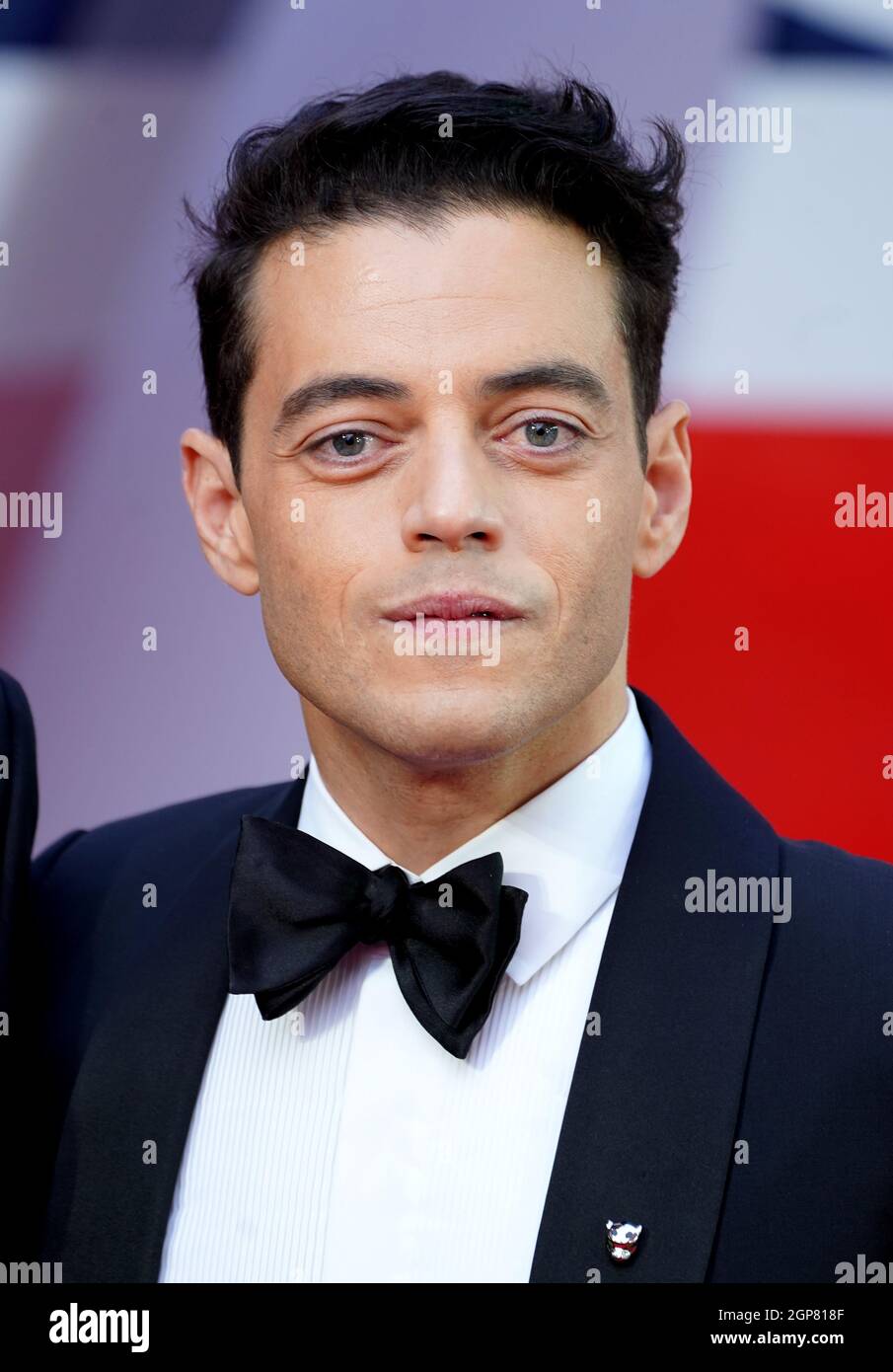 Rami Malek attending the World Premiere of No Time To Die, at the Royal ...
