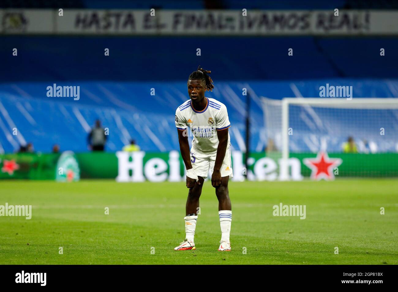 Eduardo Camavinga of Real Madrid during the UEFA Champions League match ...