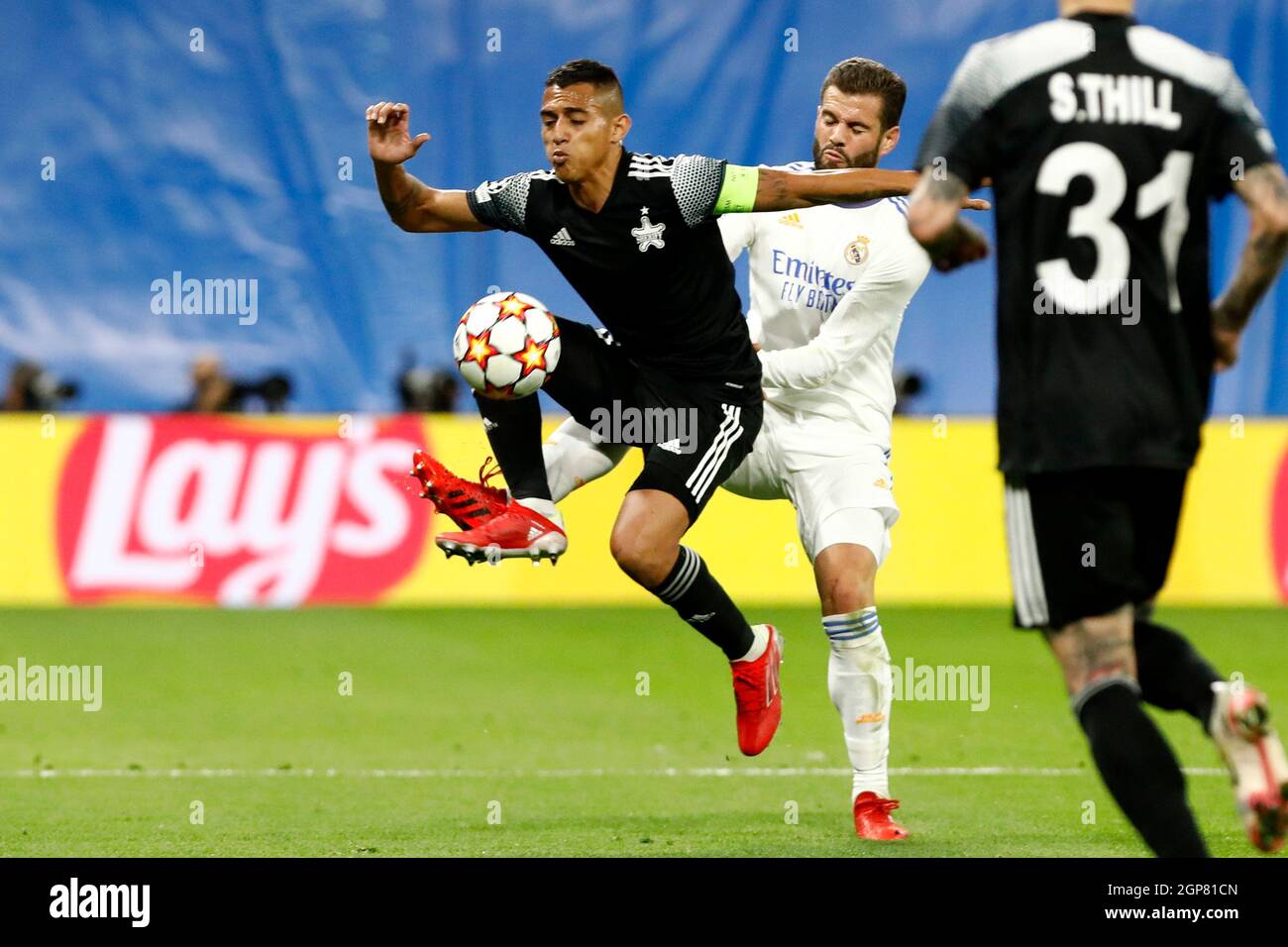 Nacho Fernandez of Real Madrid during the UEFA Champions League match ...
