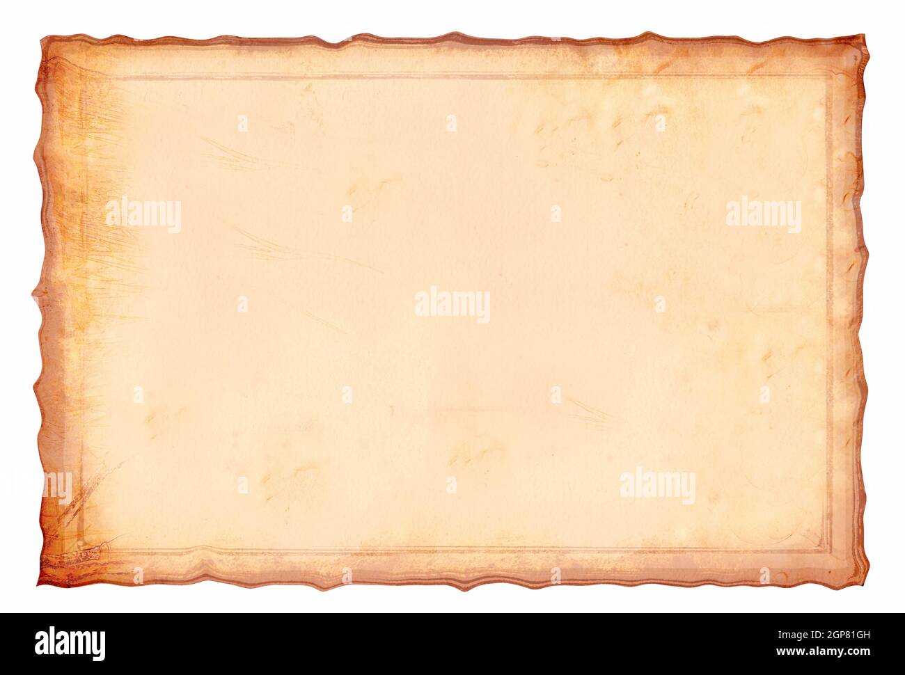 Antique yellowish parchment paper grungy background texture Stock Photo ...