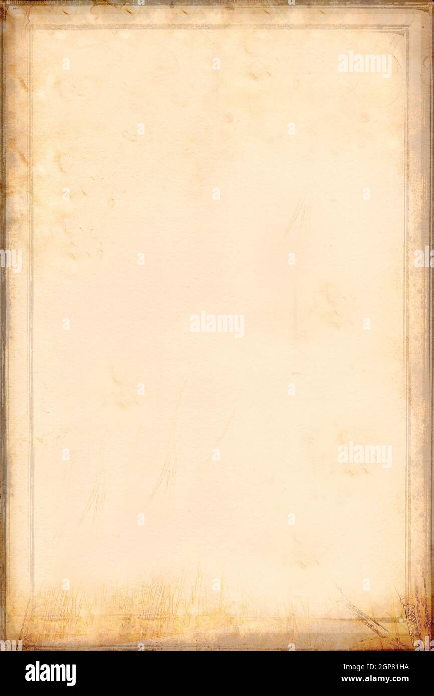Antique yellowish parchment paper grungy background texture Stock Photo ...