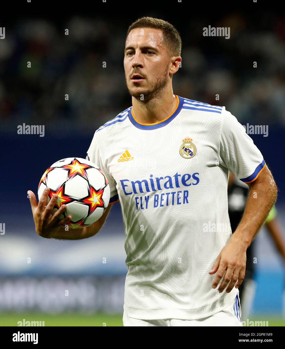 Eden Hazard of Real Madrid during the UEFA Champions League match ...