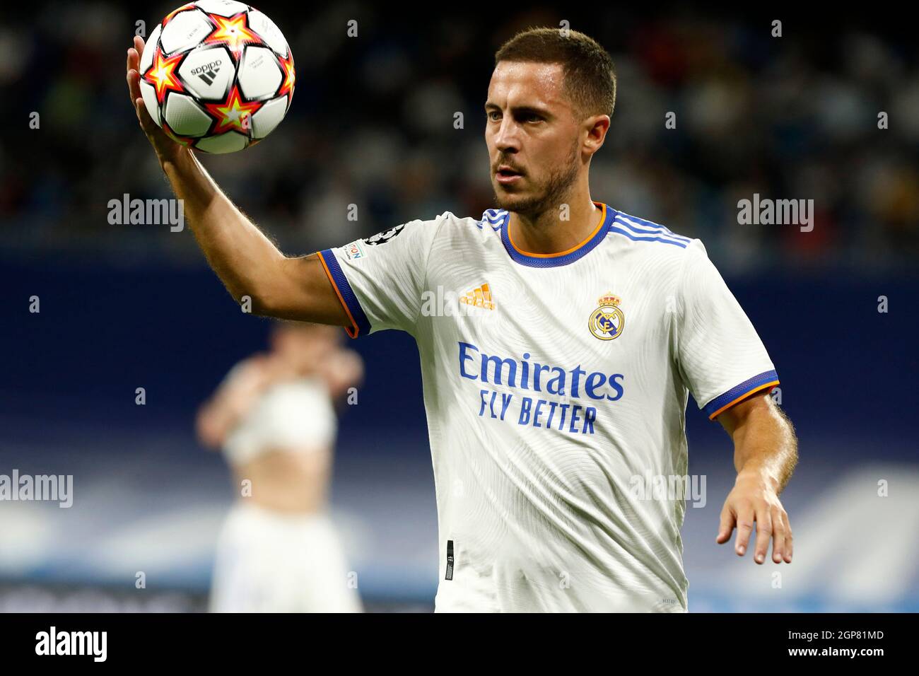 Eden Hazard of Real Madrid during the UEFA Champions League match ...