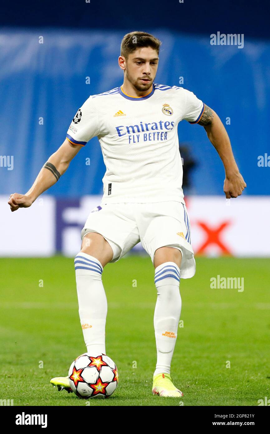 Federico Valverde of Real Madrid during the UEFA Champions League match ...