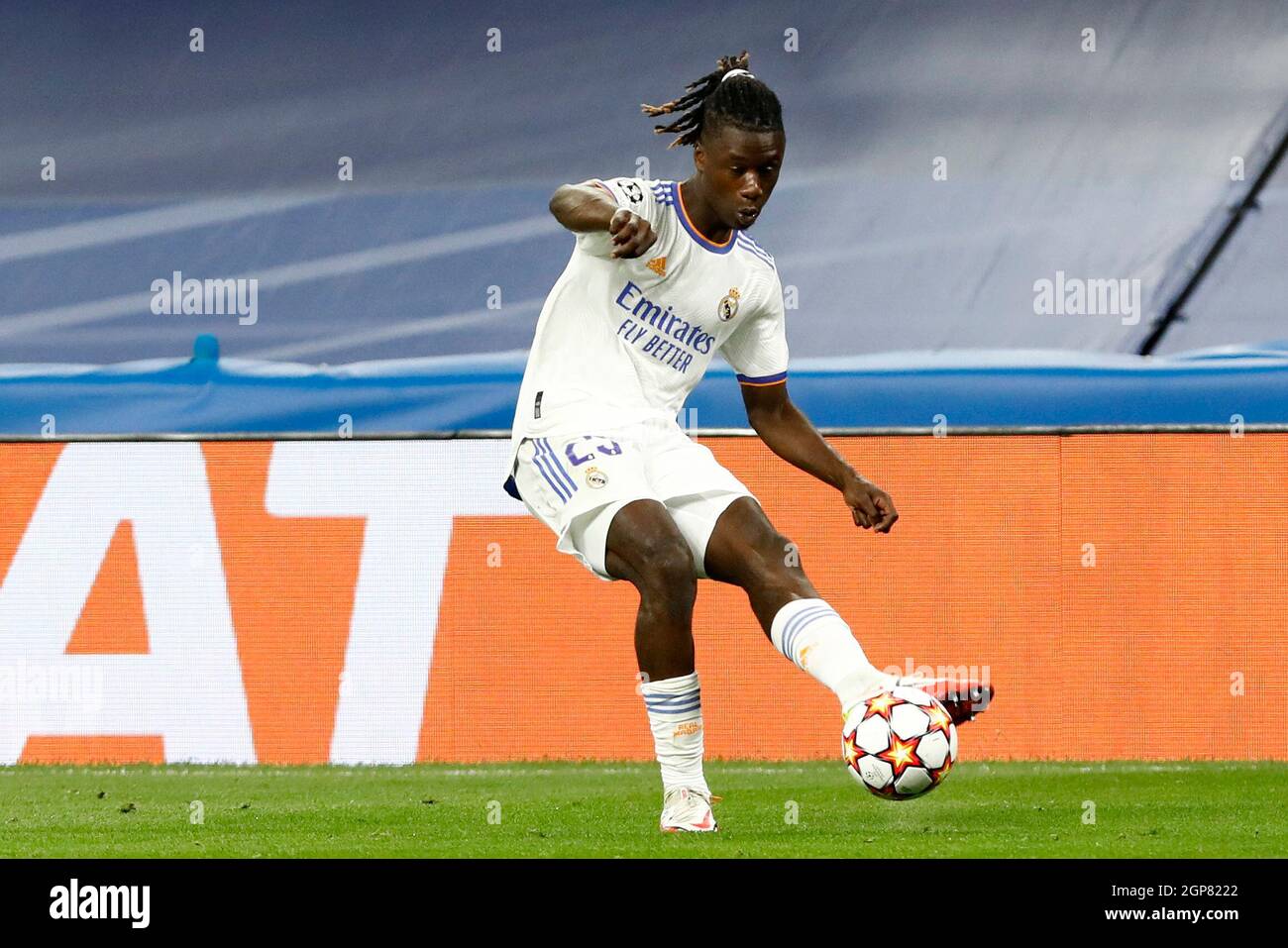 Eduardo Camavinga of Real Madrid during the UEFA Champions League match ...