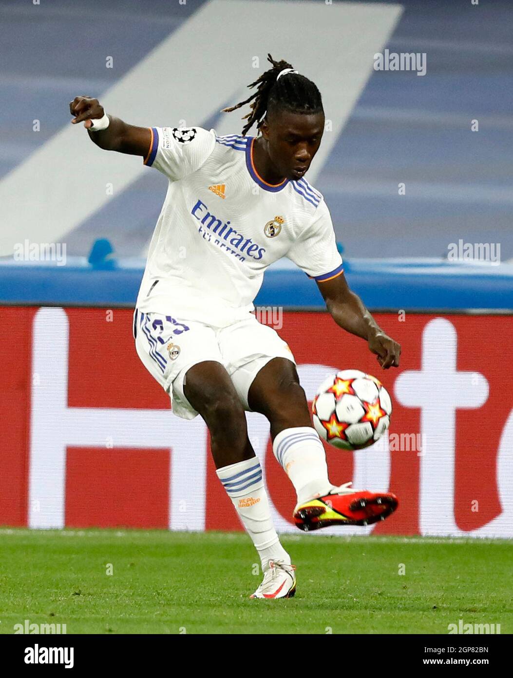 Eduardo Camavinga of Real Madrid during the UEFA Champions League match ...