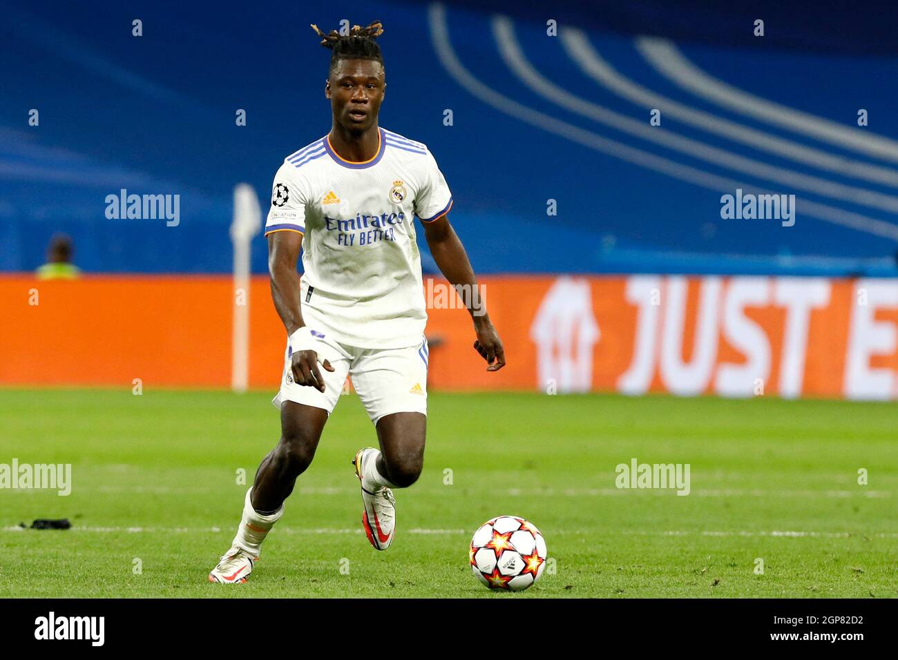 Eduardo Camavinga of Real Madrid during the UEFA Champions League match ...