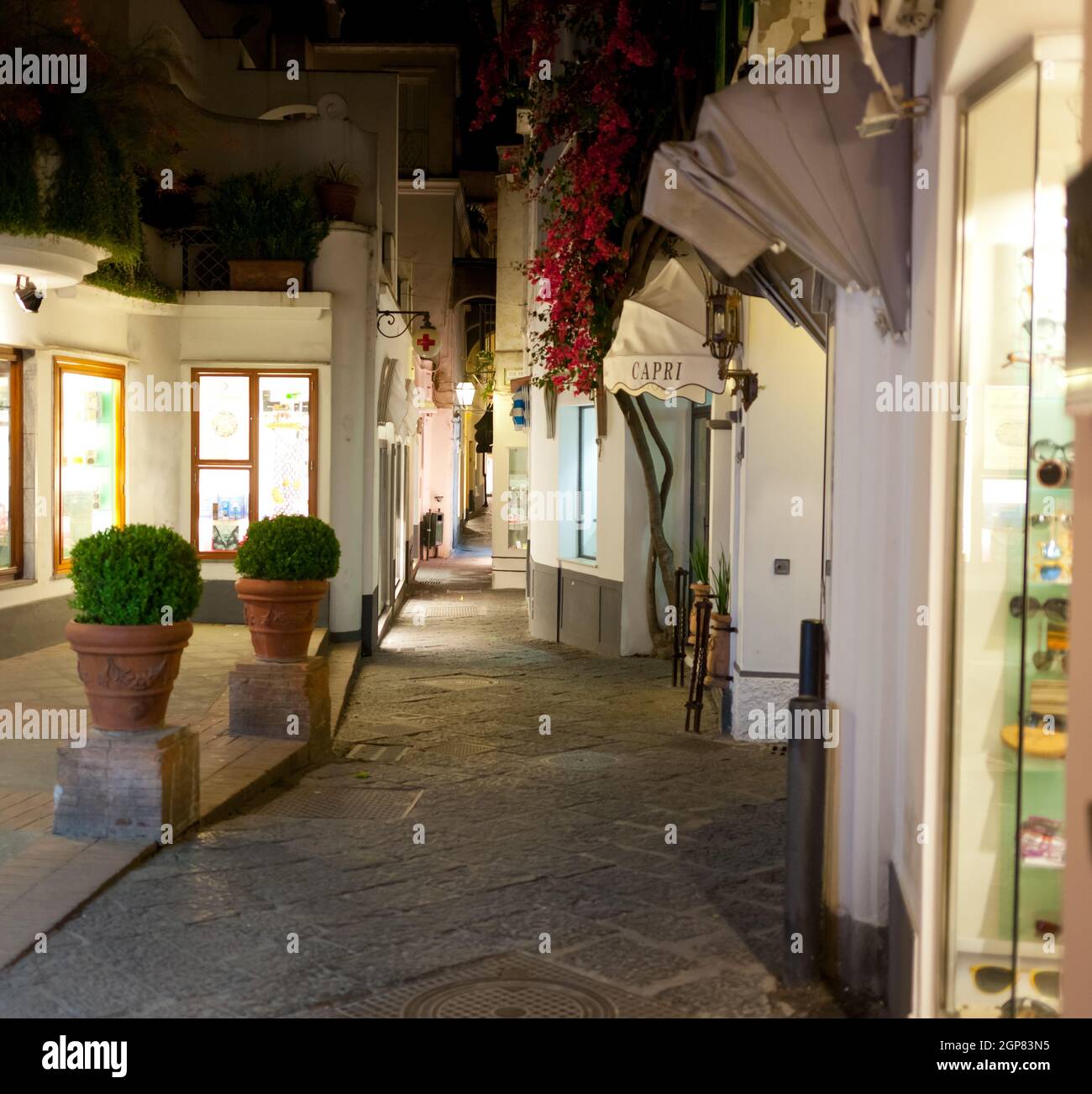 Italy island capri night view hi-res stock photography and images - Alamy